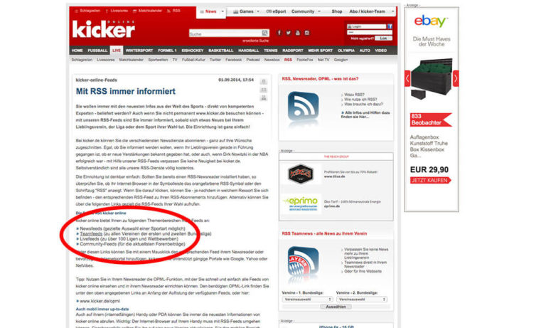 mirr.OS: configure the news module